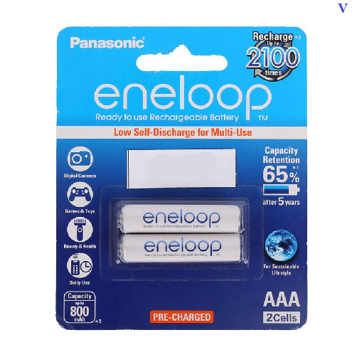 Pin Sạc AAA Eneloop 800 mAh BK-4MCCE/2BV Panasonic - SIÊU THỊ VẬT TƯ ...